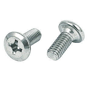 uxcell M6x15mm Male Thread Phillips Flat Head Bolt Screw Suitable for Double Bed Furniture TV Rack Wall Hanging 20pcs