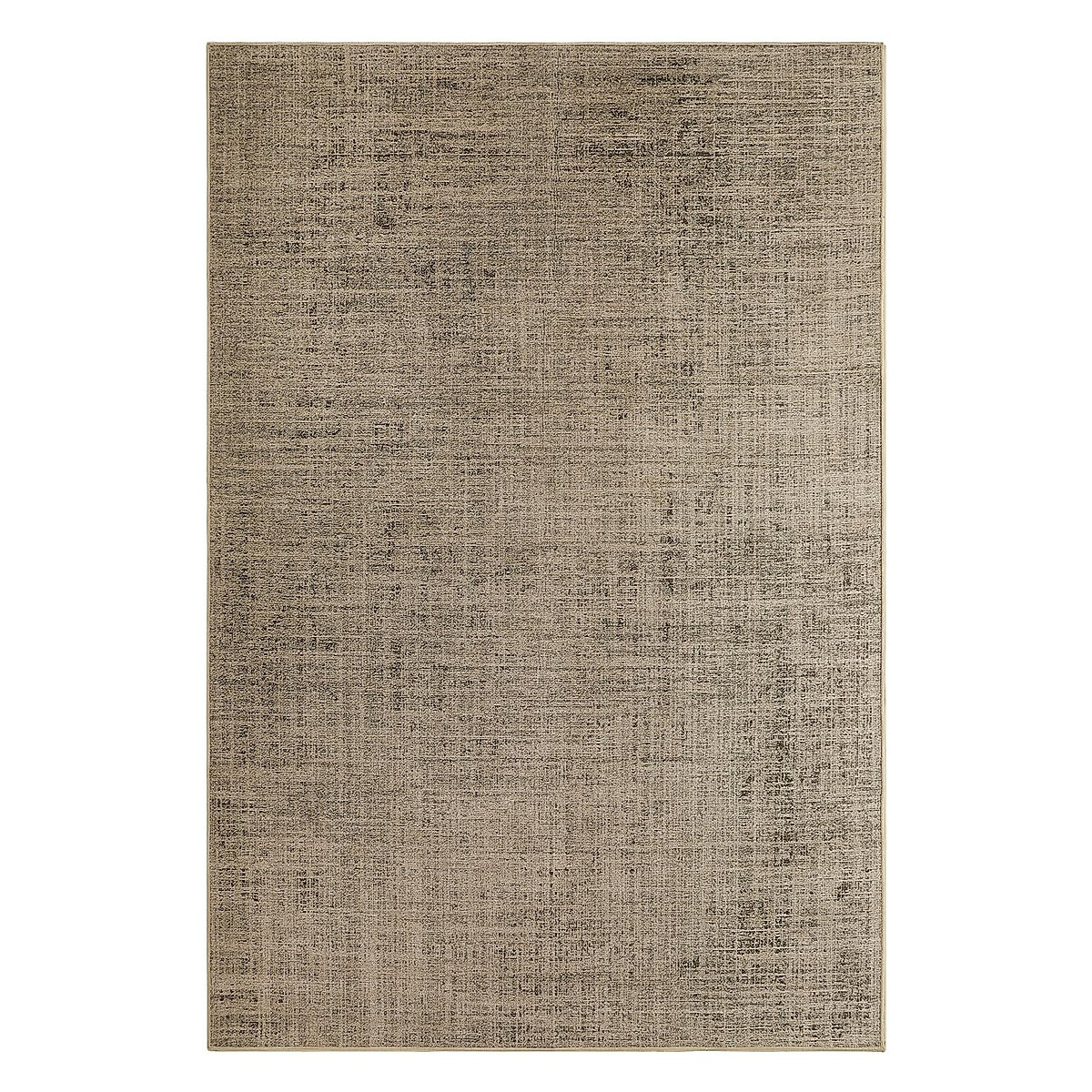 LUMI 4x6 Modern Abstract Area Rug, Ultra-Thin Washable Non-Slip Carpet, Low Profile, Flat Weave Indoor Floor Rugs for Living Room, Bedroom, Dining Room, Home Decor