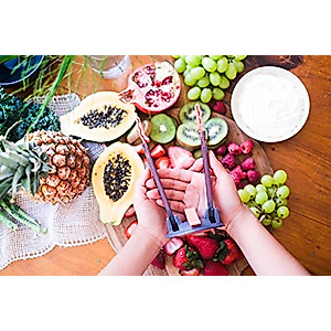 Jokari Suction Cup Fortified Baggy Rack 2 Pack For More Stability When Filling Plastic Freezer Storage Zip Lock Bags. Sturdy Clips Hold Containers Open to Pour Leftovers and Meal Prep Ingredients.