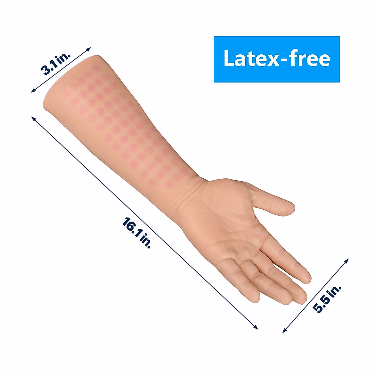 Ultrassist Intradermal Injection Practice Arm, Intradermal Injection Training Simulator for Nursing Students, Medical Education