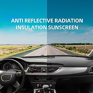 BDFHYK Dashboard Dash Cover PU Dash Mat Compatible with 2007-2013 Silverado and Sierra, 2007-2014 Tahoe Suburban Avalanche and Yukon