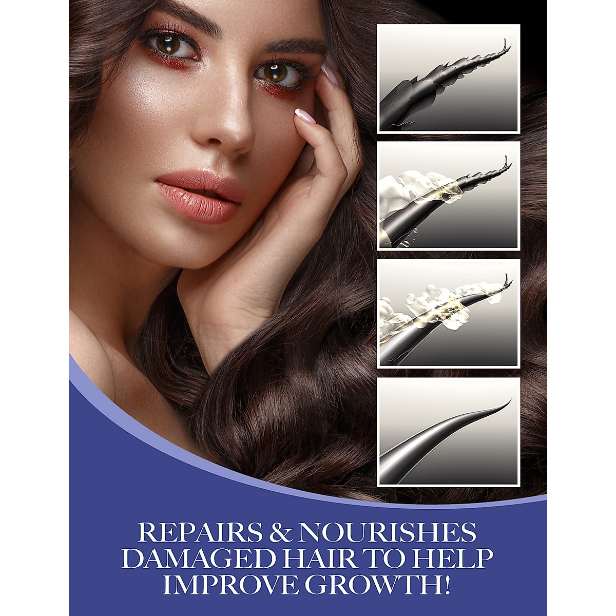 Ethereal Nature 99% Natural Hair Oil Blend with Biotin, clear, 2.54 Fl Oz