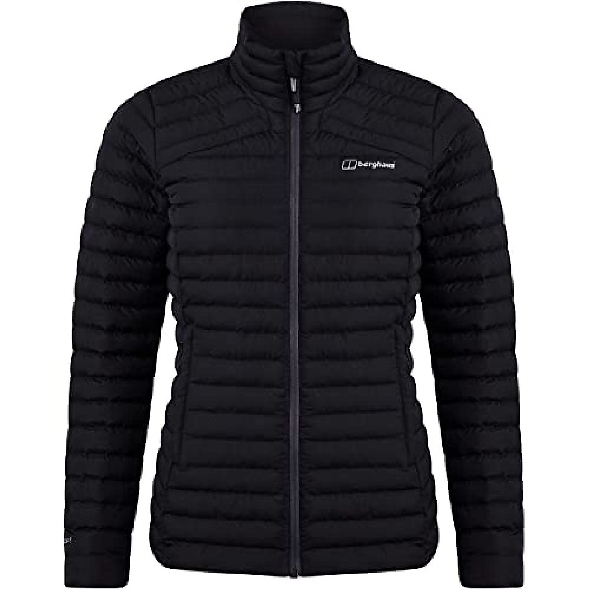 Berghaus Women's Standard Puffer Insulated Jacket Water Repellent Nula, Non-Hooded Jet Black