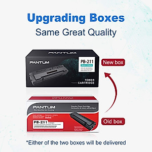 Pantum Original Toner Cartridge PB-211 Genuine Toner P2502W, M6552NW, M6602NW Printer, PB-211 Yields up to 1,600 Pages