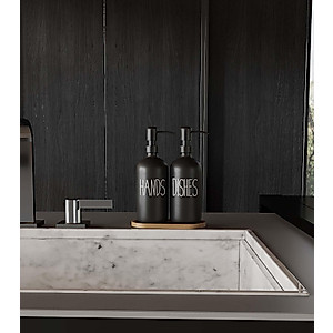 Soap Dispenser,Dish Soap Dispenser for Kitchen Sink,Glass Hand Soap Dispenser,Modern Farmhouse Decor Dish Soap Pump for Kitchen Sink, Bathroom Decor…