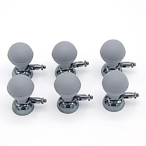 Universal EKG Suction Electrode Ball Adult Size Ag/AgCI Grey Set of 6pcs