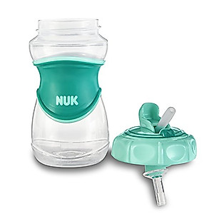 NUK Everlast Straw Sippy Cup, Green, 10oz 1pk