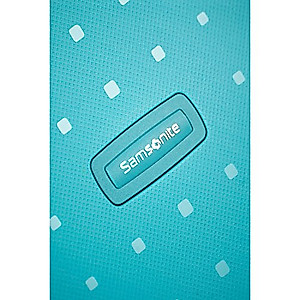 Samsonite S'Cure Hardside Luggage with Spinner Wheels, Aqua Blue, Checked-Large 28-Inch