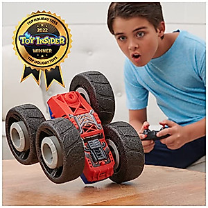 Air Hogs Super Soft, Flippin’ Frenzy, 360 Spinning Action, 2-in-1 Stunt Vehicle Remote Control Car, Kids Toys for Kids 4 and up