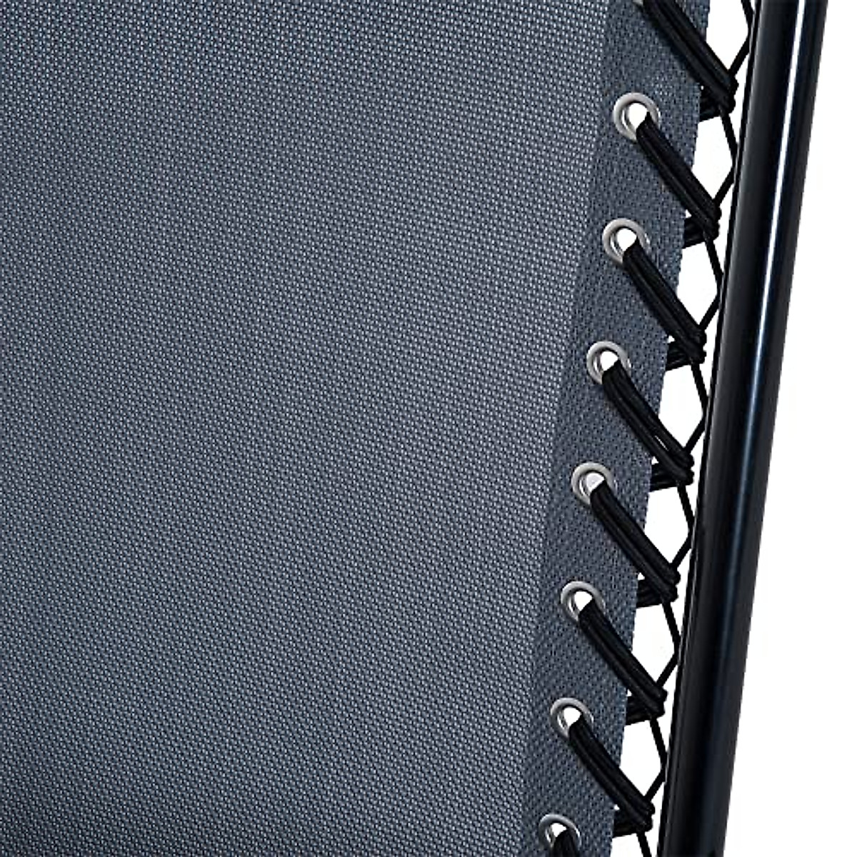 Outsunny Set of 2 Rocking Chairs Patio Lawn Chair Beach Folding Chairs with Pillow, Outdoor Portable Rocker for Camping Fishing Beach, Grey