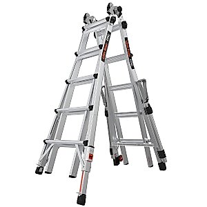 Little Giant Ladders, Epic, M22, 22 foot, Multi-Position Ladder, Aluminum, Type 1A, 300 lbs weight rating, (16822-818)
