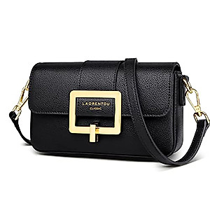 LAORENTOU Cow Leather Small Crossbody Bags for Women Crossbody Handbags Phone Purse Mini Shoulder Bags Clearance