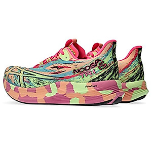 ASICS Women's Noosa TRI 15 Running Shoes, 8.5, Summer Dune/Lime Green