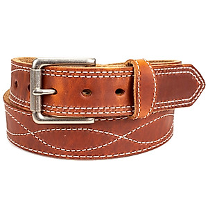 Amish Made Western Leather Tool Belt (36, Waxed Brown)