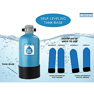 On The Go OTG4-DBLSOFT-Portable 16,000 Grain RV Water Softener (NOT made in China, assembled by U.S. Workers in Indiana)