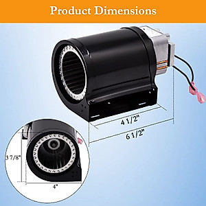 Criditpid Wood Stove Front Blower Motor for Avalon 99000137, Olympic & Rainier, Front Blower Fan for Lopi 99000123, Freedom, Answer & Revere. (Left + Right)