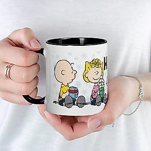 CafePress Peanuts Hot Chocolate Mugs Ceramic Coffee Mug, Tea Cup 11 oz