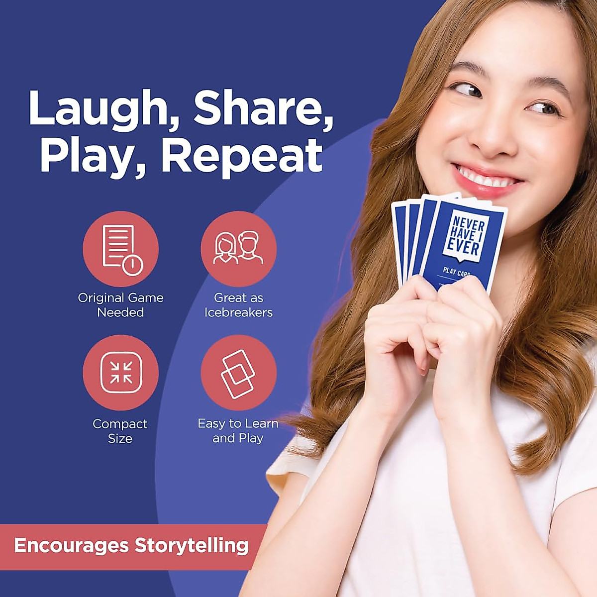 Never Have I Ever Card Game - Expansion Pack One, The Ultimate Adult Party Game Starter Pack, Spice Up Your Next Game Night, Pregame, or Icebreaker, Includes Wild and Hilarious Prompts, Ages 17+