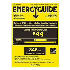 Summit Appliance FF711ESAL 19 inches Wide Senior Living Refrigerator-Freezer, Towel Bar Handles, No-Frost Operation, Interior light, ADA Compliant, Anti-tip Bracket, Adjustable Thermostat, White