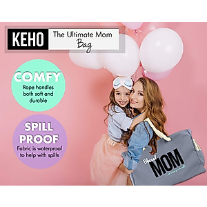 KEHO XXL Ultimate"Mom" Hospital Bag/Overnight Pregnancy Bag - (Grey)