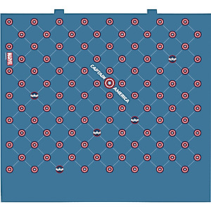 Tervis Venture Lite Marvel - Captain America Shield Grid Made in USA Double Walled Insulated Tumbler Travel Cup Keeps Drinks Cold & Hot, 24oz Water Bottle, Classic