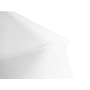 Snow David 11x14 Floating Acrylic Picture Frame with Chrome Standoff Double Panel Wall Mount Photo Frame for Picture Up to inches (11x14)