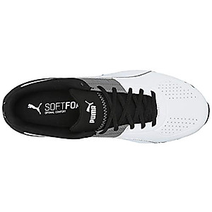 PUMA Mens Cell Surin 2 Cross Trainer, MATTE Charcoal Gray-PUMA Mens White, 9.5