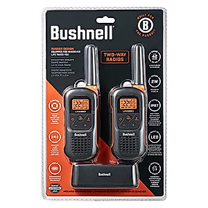 New Bushnell LPX650 Walkie Talkies - Waterproof Long Range Two Way Radios, IP67 Rugged Floating Design, USB-C Rechargeable - Equipped for Wherever Life Takes You (2 Pack)