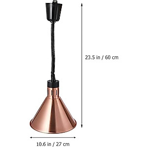 Food Warmer Lamp Food Heat Lamp, Restaurant Retractable Heat Lamp for Restaurants Heating Lamp for Food Warming Buffet Food Warmer,