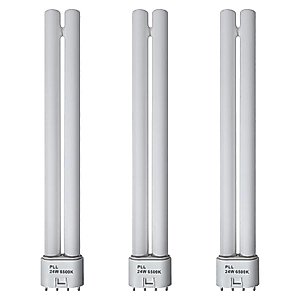 PLL 24 watt Fluorescent Replacement Bulb Compatible with Philips PL-L 24W FPL 24W Light Bulb Tube 2G11 Base 4 Pin Daylight 1500 Lumens