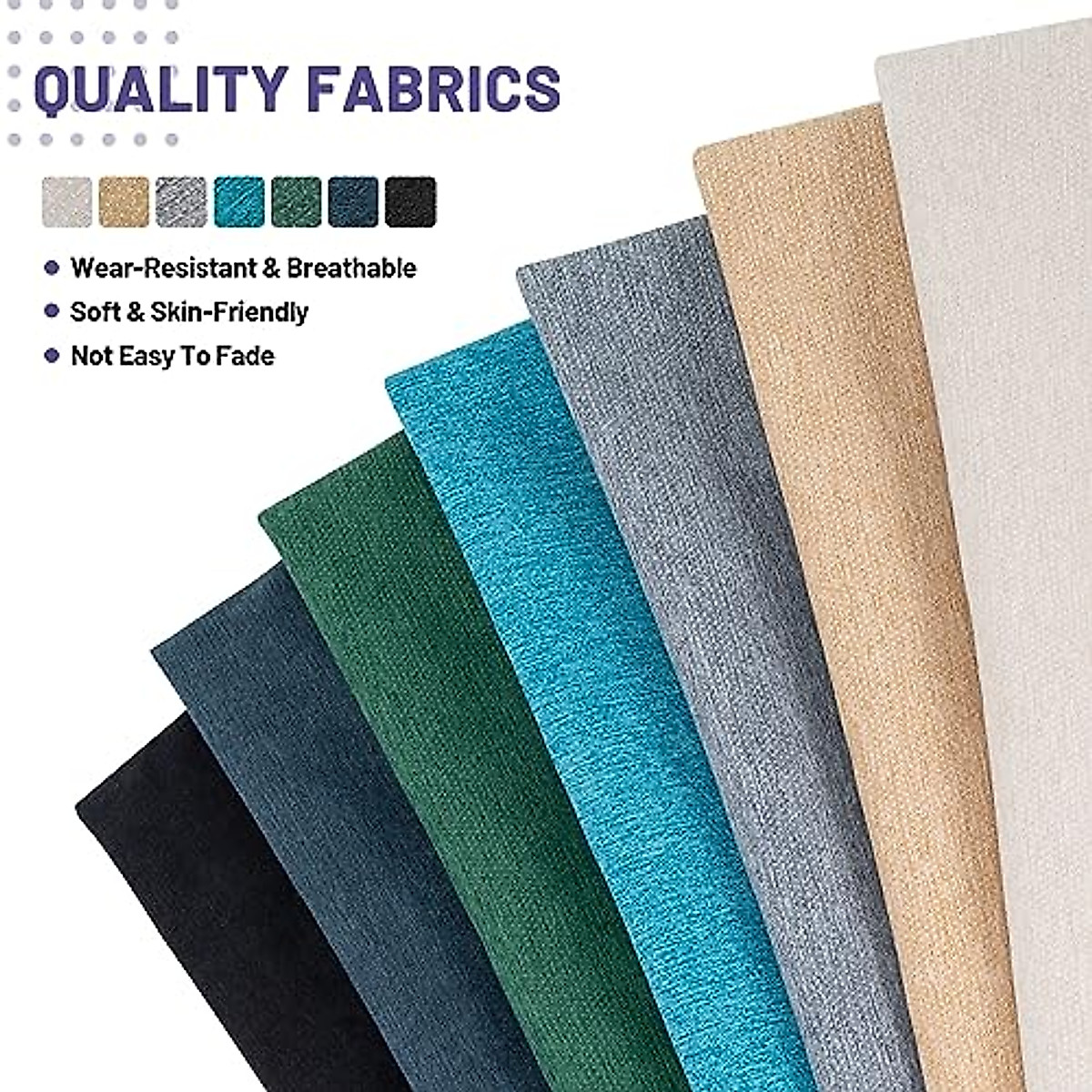 Sutteles Rocking Chair Cushion, Tufted Indoor/Outdoor Rocking Chair Cushions with Ties and Non-Slip Bottom, Removable Adirondack Chair Cushion Set, Seat 17" x 17"/Back 21" x 17"