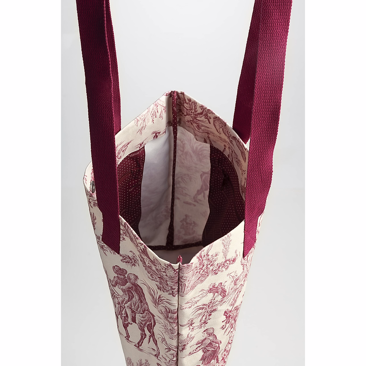 Maison d' Hermine Tote Bag 100% Cotton Canvas Reusable Shoulder Grocery Bag for Work Beach Travel Shopping Lunch Perfect for Gifts Men Women, The Miller - Red