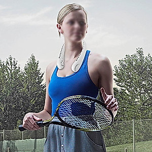 AMBAYZ Leafless Hanging Neck A8 Mute Small Fan Lazy USB Outdoor Sports Fan/a