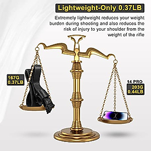 Rifle Sling, 2 Point Sling with 6.5mm Soft Neoprene Pad,（Newly Improved knob Snaps）,Rifle Sling with Swivels(Hold up 300lb),Non-Slip Rifle Strap Hunting Rifle Sling for Outdoor Use