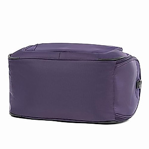 Travelpro Maxlite 5 Softside Lightweight Underseat Carry-On Travel Tote, Overnight Weekender Bag, Men and Women, Imperial Purple, 18-Inch