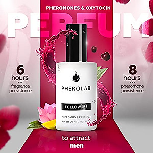 PHEROLAB FollowMe Pheromone Cologne for Women [Oxytocin] Premium Pheromone Infused Oil Cologne - Women's Perfume to Attract Men