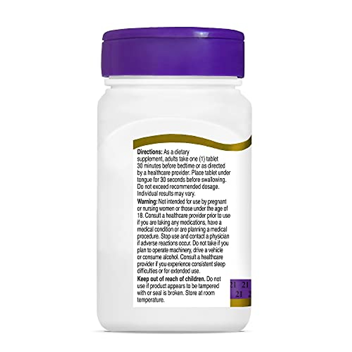 21st Century, Melatonin Quick Dissolve Tablets 10 mg, White, Cherry, 120 Count