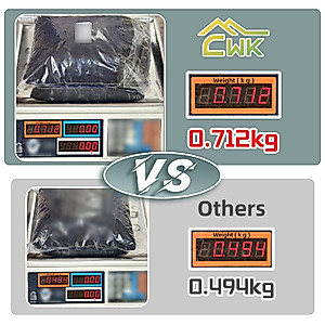 CWK 6FT Stretch Spandex Table Cover for Rectangular Fitted Folding Tables, Wrinkle Resistant, Elastic Stretchable Patio Tablecloth Protector for Party, Banquet, Wedding and Events (Black)