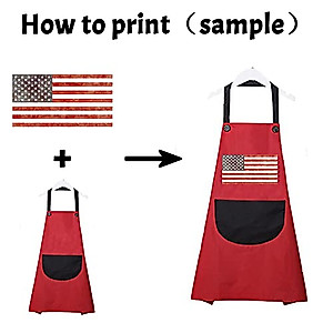 Personalized Kitchen Apron Custom Your Design Text Logo Women Men Aprons