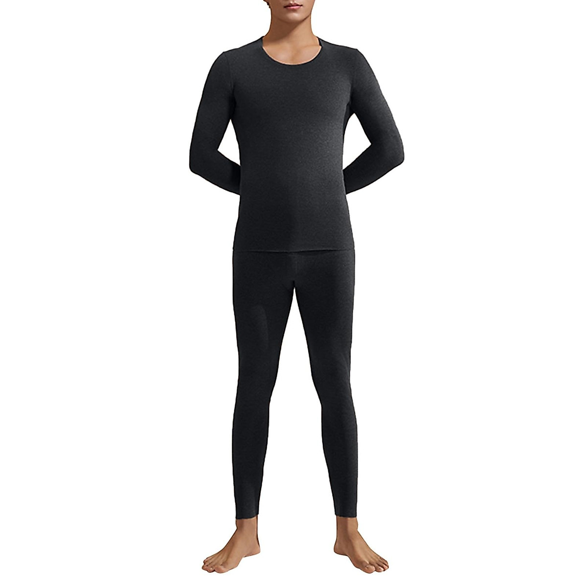 Thermal Underwear Set for Men Sport Fleece Lined Base Layer Long Johns for Men Quick Dry Top Bottom for Cold Weather