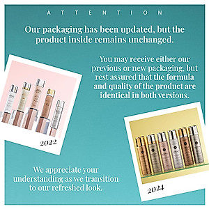 MagicMinerals AirBrush Foundation Set by Jerome Alexander – 3pc Set Includes Primer, Foundation and Kabuki Brush - Spray Makeup with Anti-aging Ingredients for Smooth Radiant Skin (Warm Medium)