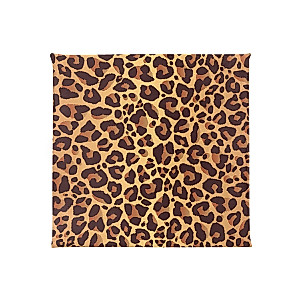 ALAZA Leopard Print Bright Color Chair Seat Cushion Memory Foam Pads for Home Kitchen Dining Office Chairs Car Seats 15.7" x 15.7" x 1.2"