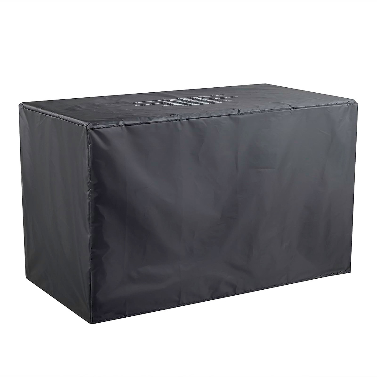 Vasitelan Fire Pit Propane Gas FirePit Table 43" Outdoor Fire Pit Rectangular Tabletop with Lid, Rain Cover, Tempered Glass Wind Guard for Outside Garden Backyard Deck Patio (Style 1)