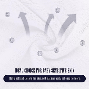 8 Pack Super Soft Baby Burp Cloths, Baby Washcloths, Ultra Absorbent Large Newborn Burping Cloth for Boy and Girl, Milk Spit Up Rags, Unisex for Baby Sensitive Skin, Navy Blue and White, 16 x 12 Inch