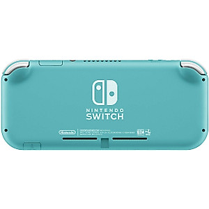 GALLIUMPI Newest Nintendo Switch Lite - Turquoise Game Console, 5.5” LCD Touch 1280x720 Screen, Built-in +Control Pad, WiFi, Bluetooth 10-in-1 Bundle