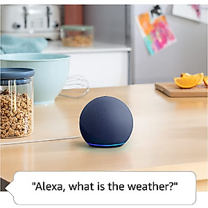 All-New Echo Dot (5th Gen, 2022 release) | Smart speaker with Alexa | Charcoal + Philips Hue White A19 Medium Lumen Smart Bulb, 1100 Lumens