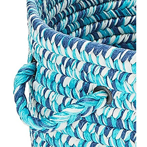 Colonial Mills Catalina CA99A018X018 Storage Basket, 18" x 18" x 12", Blue Lagoon