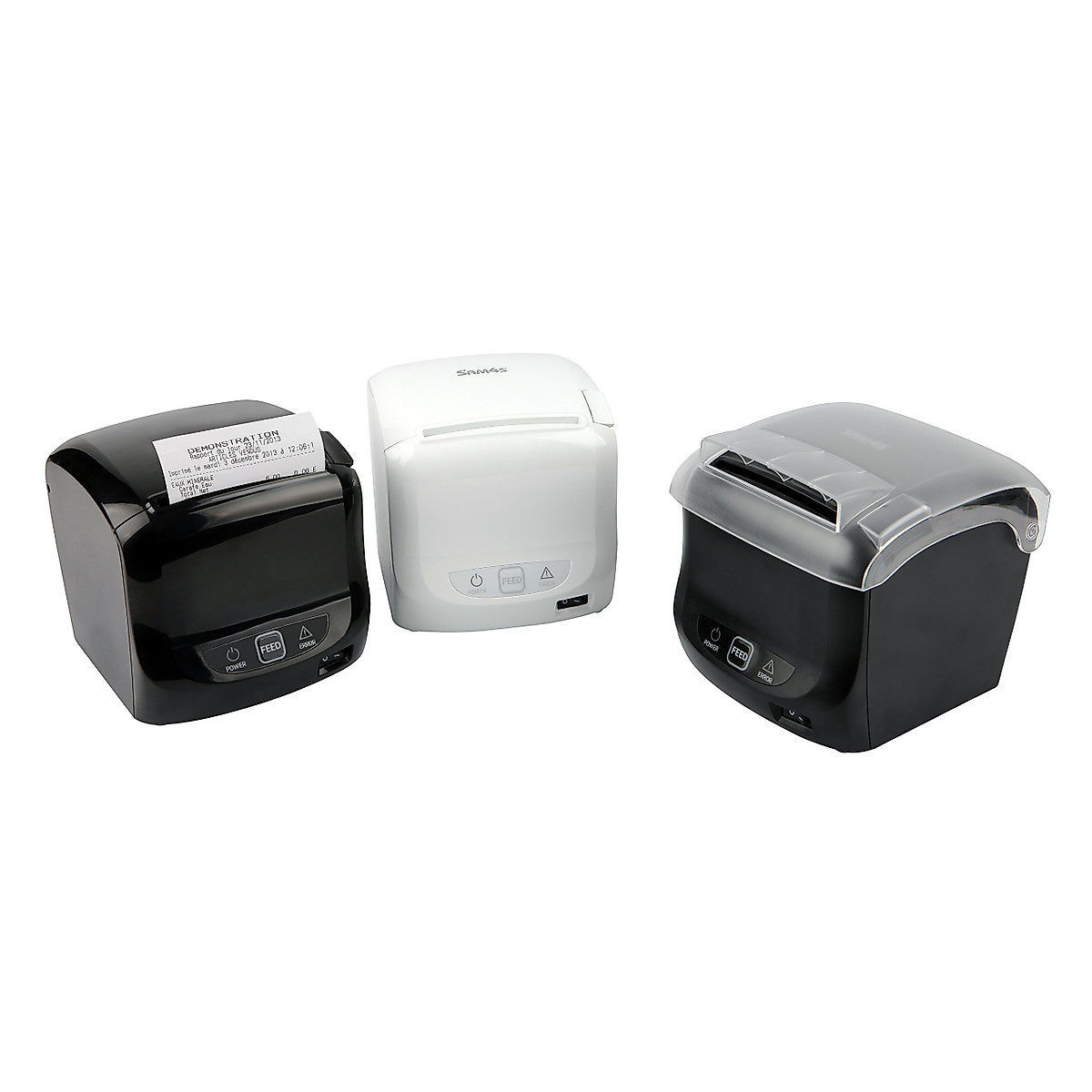 SAM4s GIANT100 Compact 3" Thermal POS Printer USB Serial Ethernet, Splash Cover Included, White