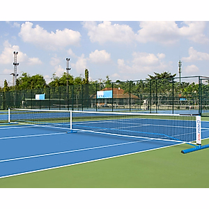 PICKLETECH Portable Pickleball Net Outdoor 22FT Regulation Size Set 3.0 Reinforced Version (Blue)