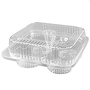 Cake S.O.S. 1/3 Dozen Cupcake Container (4 cavities), 12 ct.